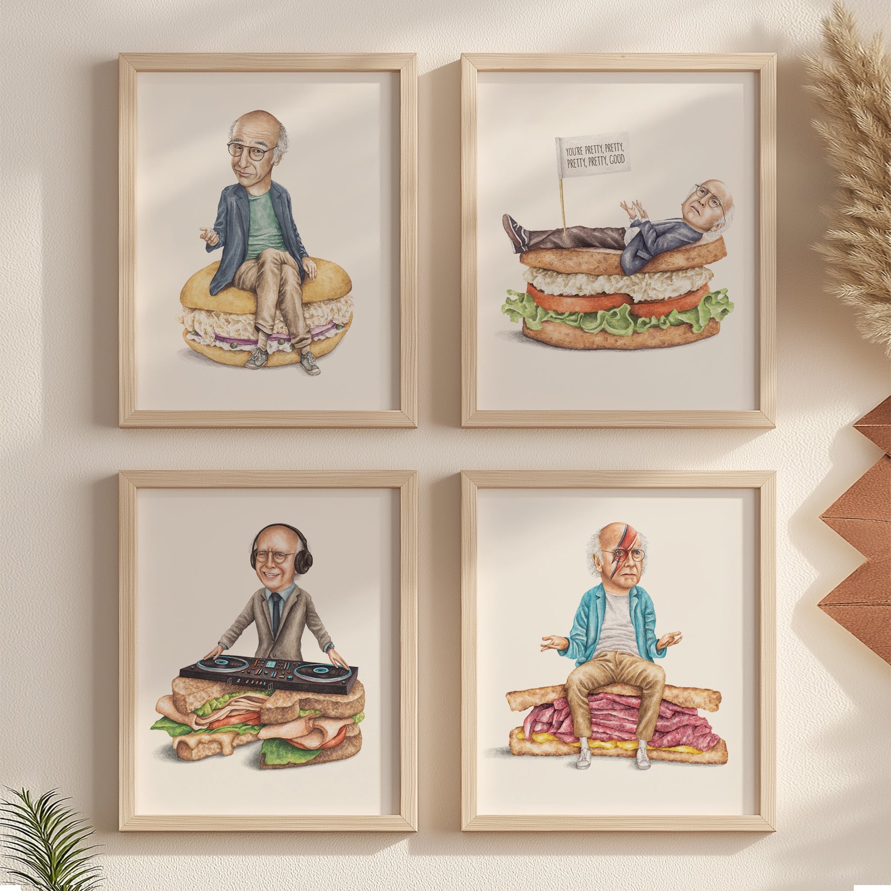Larry David Collection – Celebs On Sandwiches